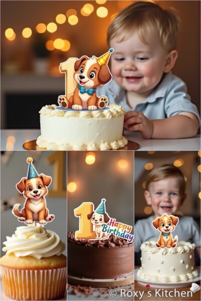 20 Puppy / Dog Themed Birthday Party Cakes - Roxy's Kitchen