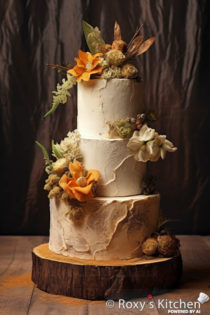 20+ Rustic Wedding Cakes in Earth Tones - Roxy's Kitchen