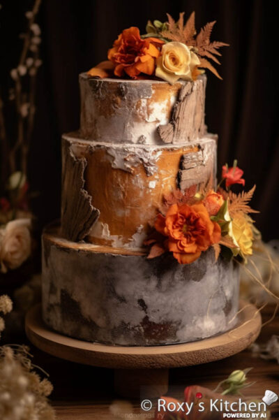 20+ Rustic Wedding Cakes in Earth Tones - Roxy's Kitchen