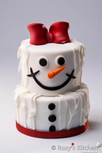 15+ Snowman Cake Designs - Roxy's Kitchen