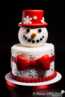 15+ Snowman Cake Designs - Roxy's Kitchen